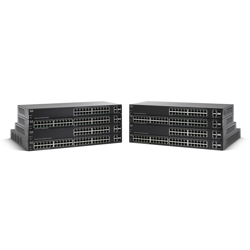 Cisco SG220-26P Switch de Rede 26 Portas Gigabit PoE Smart Switch Preto ...