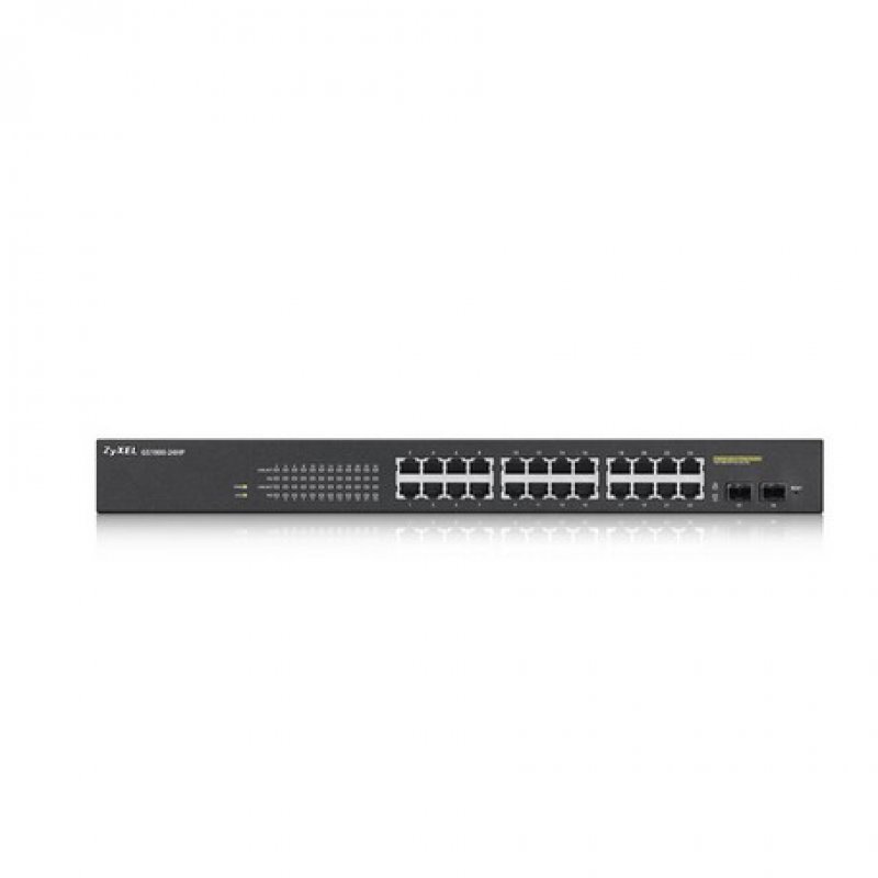Zyxel GS1900-24HP Switch réseau 24 ports PoE+ 2 ports SFP noir ...