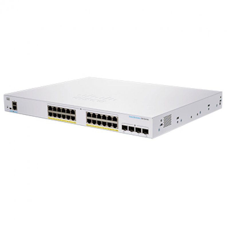 Cisco CBS350-24FP-4G-EU Switch de Rede 24 Portas GE PoE 4 x SFP de 1 G ...