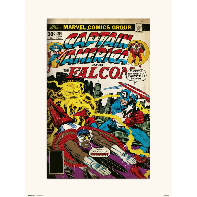 Erik Lámina Marvel Capitan América 205 40x30cm | PcComponentes.com