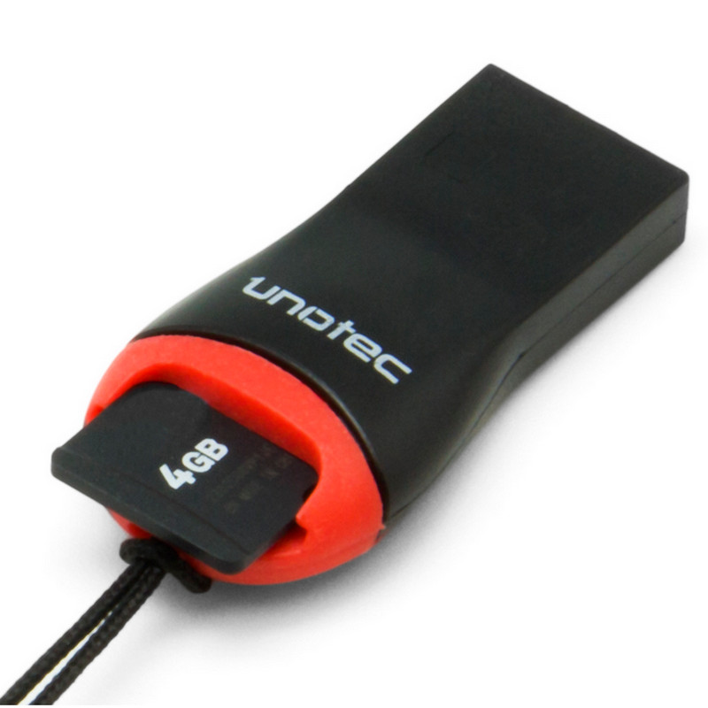 Unotec Mini Lector USB de Tarjetas MicroSD