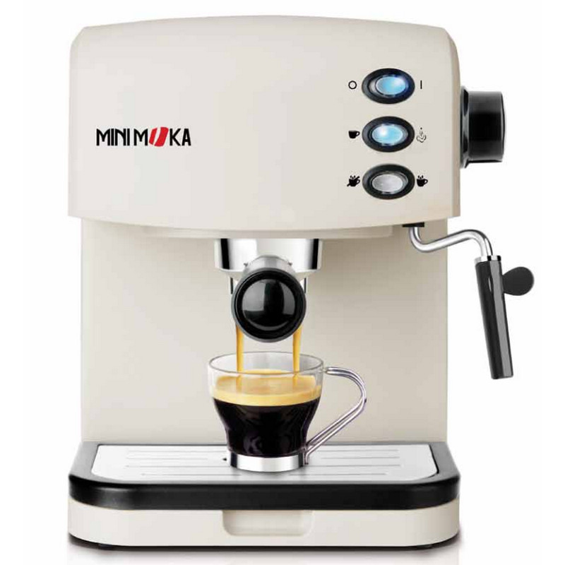 MiniMoka CM-1695 Cafetera Expresso Blanca |PcComponentes ...