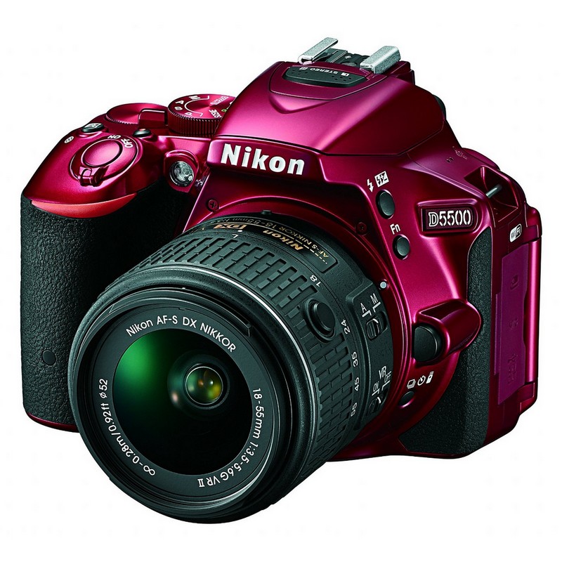 Nikon D5500 24MP + 18-55 VR II Wi-Fi Roja |PcComponentes ...