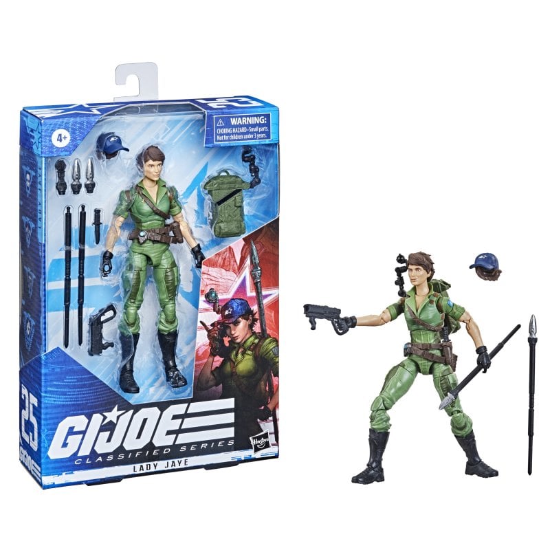 Hasbro Original Classified Series Gi Joe Lady Jaye Figura