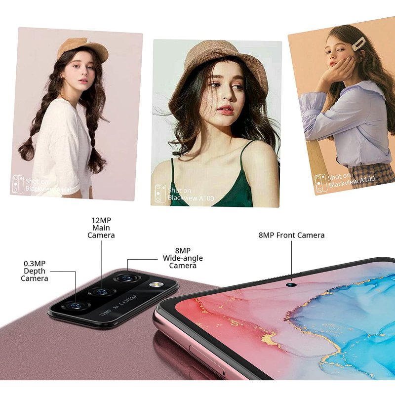 Blackview A100 6/128GB Rosa Libre | PcComponentes.com