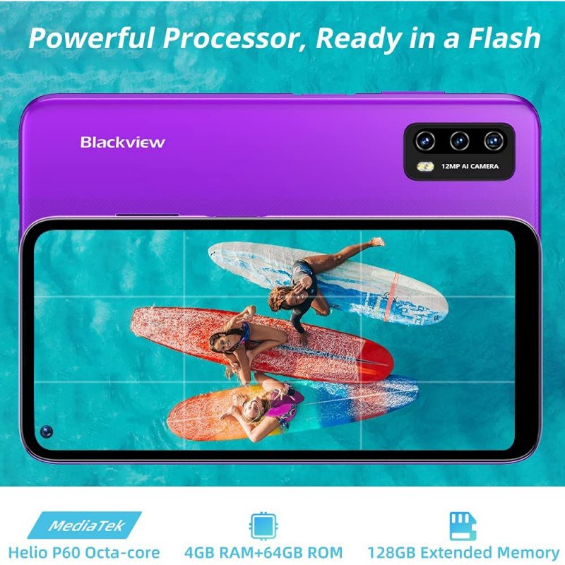 Blackview A90 4/64GB Lila Libre | PcComponentes.com