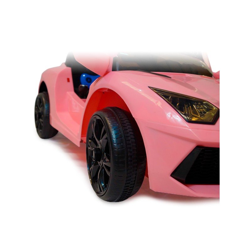 Ataa Cars Coche Eléctrico Infantil Súper Deportivo 12V Rosa ...