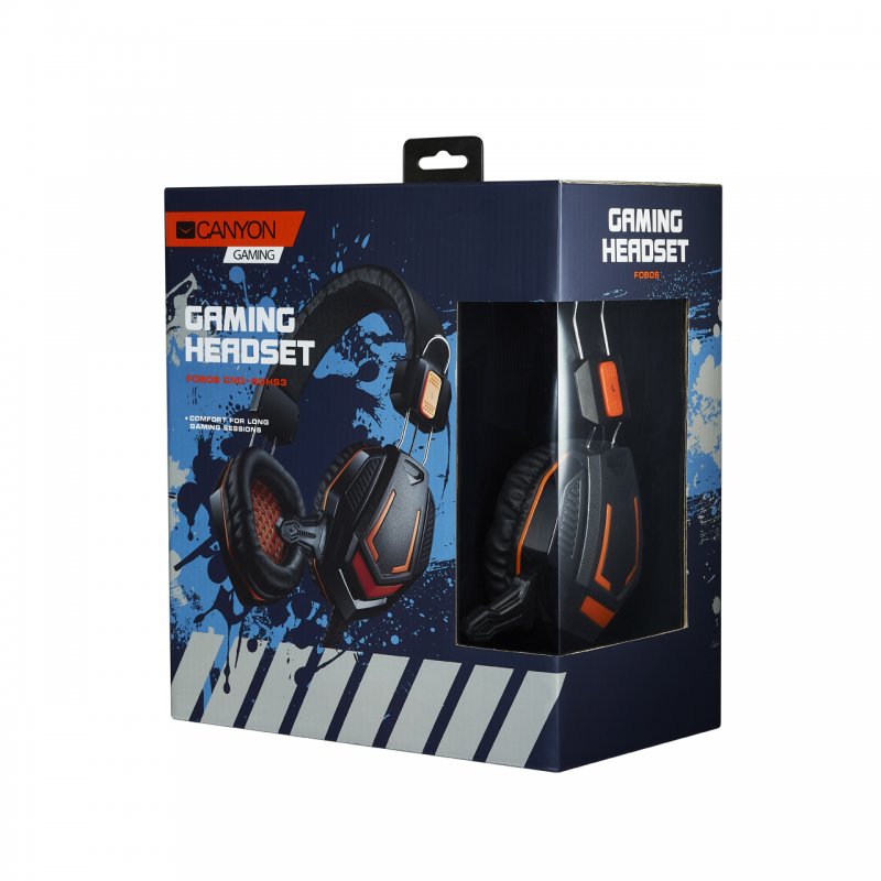 Canyon Fobos Auriculares Gaming Multiplataforma Negro/Naranja ...