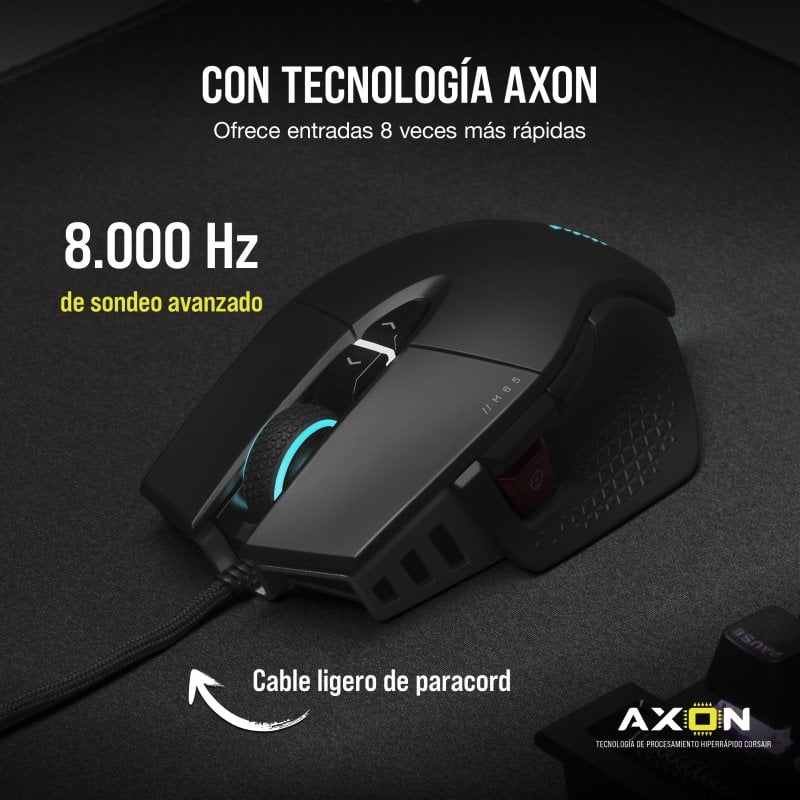 Corsair M65 RGB Ultra Ratón Gaming 26000DPI Negro | PcComponentes.com