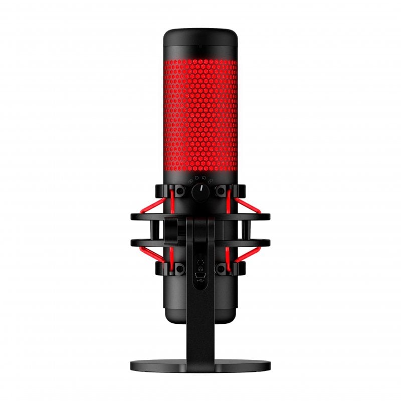 HyperX QuadCast Micrófono de Condensador Rojo | PcComponentes.com