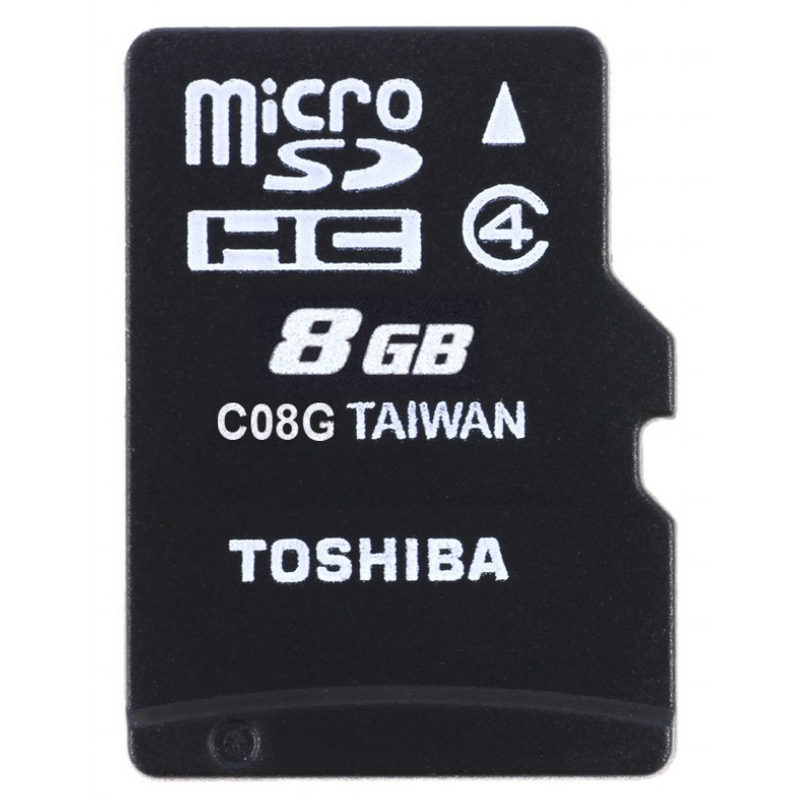Toshiba MicroSDHC 8GB Clase 4 + Adaptador SD |PcComponentes