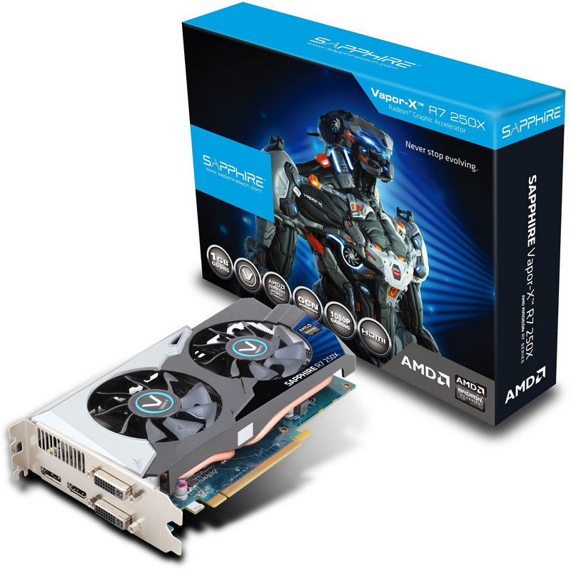 Sapphire R7 250X Vapor-X OC 1GB GDDR5 |PcComponentes