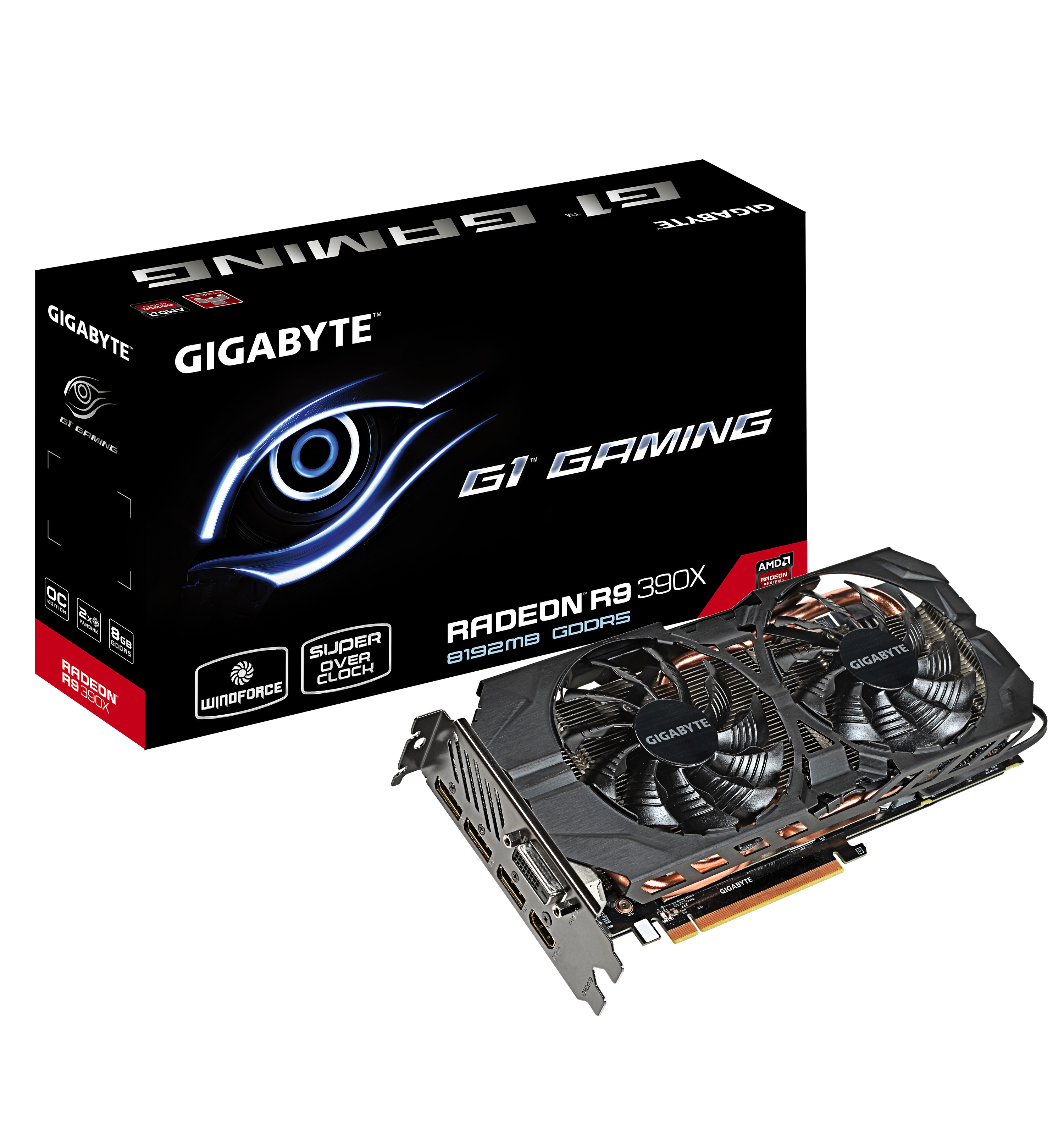 Gigabyte R9 390X Gaming G1 Windforce 8GB GDDR5 |PcComponentes ...