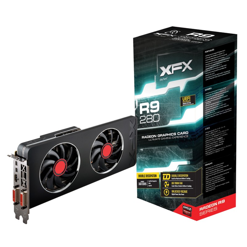 XFX R9 280A Dual Fan 3GB GDDR5 |PcComponentes