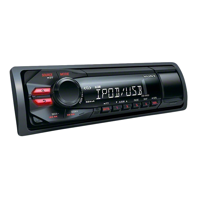 Sony DSX-A40 Autoradio Rojo USB MP3 iPod/iPhone/Android |PcComponentes
