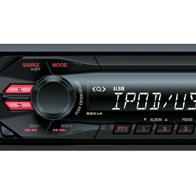 Sony DSX-A40 Autoradio Rojo USB MP3 iPod/iPhone/Android |PcComponentes