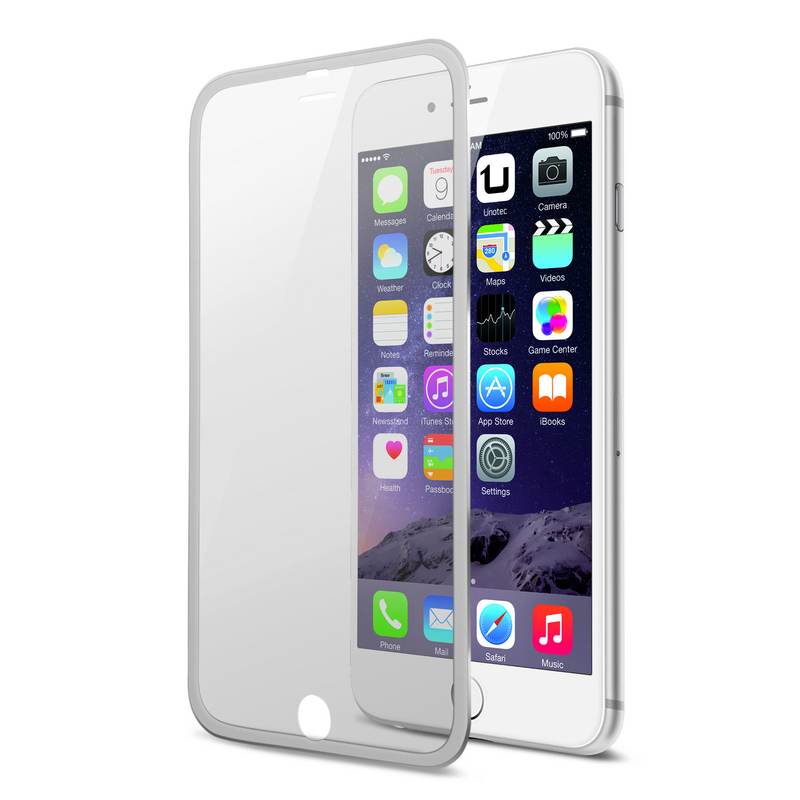 Unotec Protector Cristal Templado Edge Gris para iPhone 6 ...