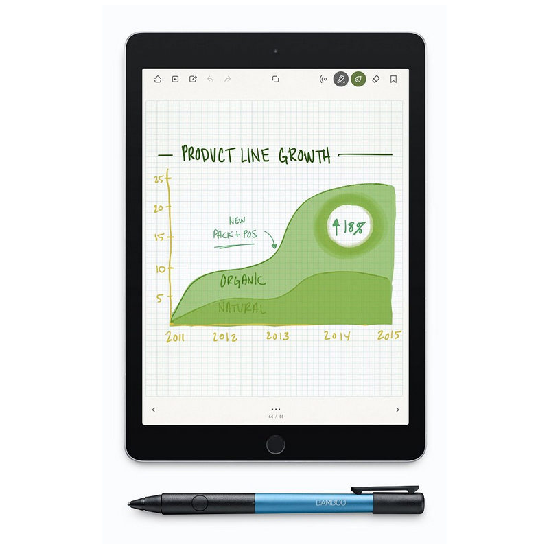 Wacom Bamboo Fineline 2 Azul |PcComponentes | PcComponentes.com