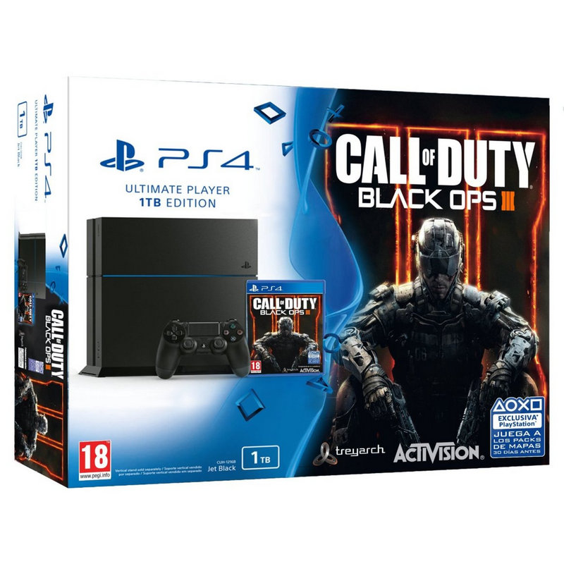 Sony PS4 PlayStation 4 1TB + Call Of Duty Black Ops 3 |PcComponentes ...