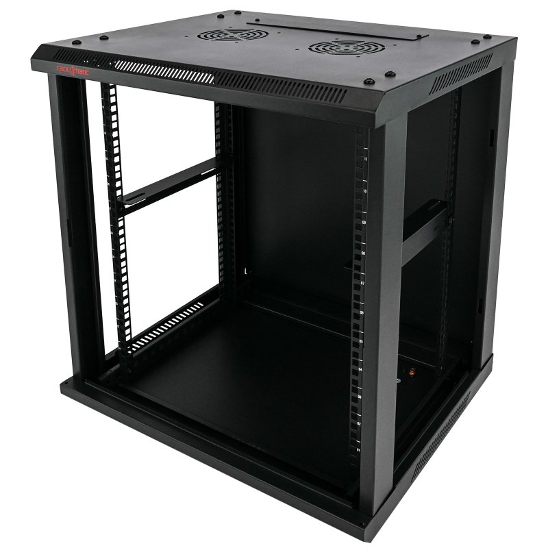 RackMatic SOHORack ASW-DIY Armario Rack Mural 19" 12U 600x450x642mm ...