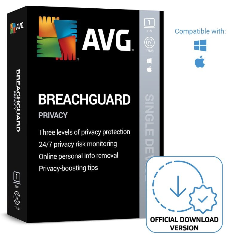 AVG Breach Guard 1 PC 1 Ano Descarga Digital | PcComponentes.pt