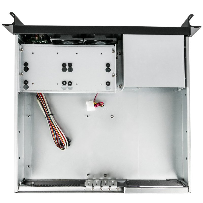 RackMatic Caja Rack 19" IPC mini-ITX micro-ATX 2U 1x5.25" 5x3.5" Fondo ...