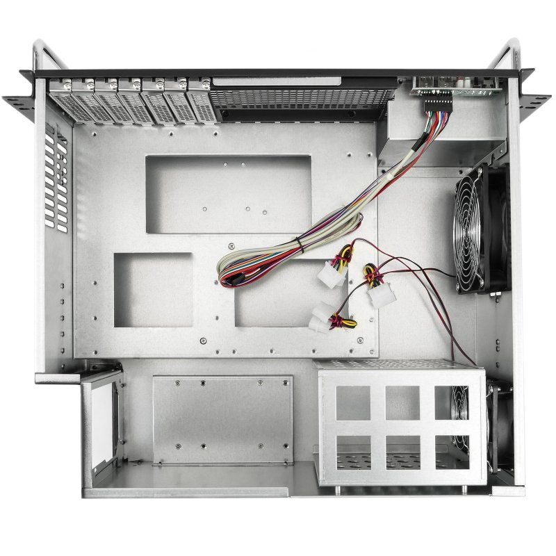 RackMatic Caja Rack 19 IPC ATX 4U 2x525 6x35 Fondo 380mm ...