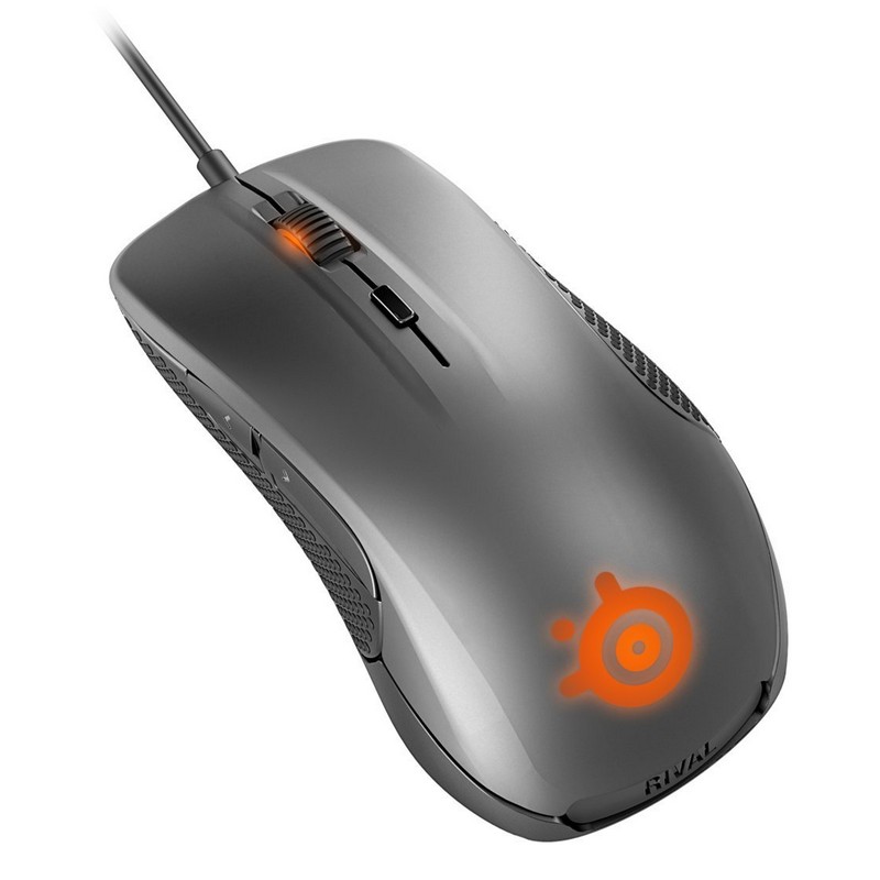SteelSeries Rival 300 Silver Óptico 6500 DPI