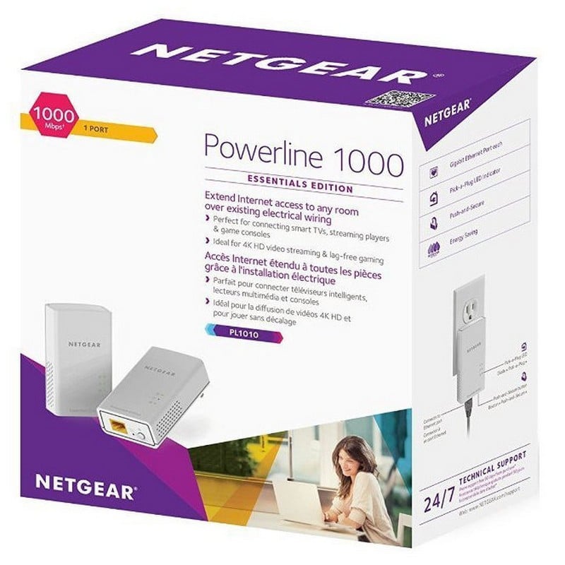 Netgear PowerLine PL1000 Gigabit Kit | PcComponentes.com