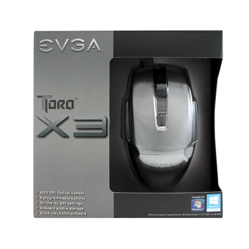 EVGA TORQ X3 4000DPI Gaming Mouse |PcComponentes | PcComponentes.com