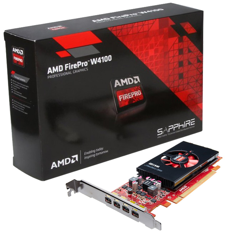 Sapphire AMD Firepro W4100 2GB DDR5 |PcComponentes